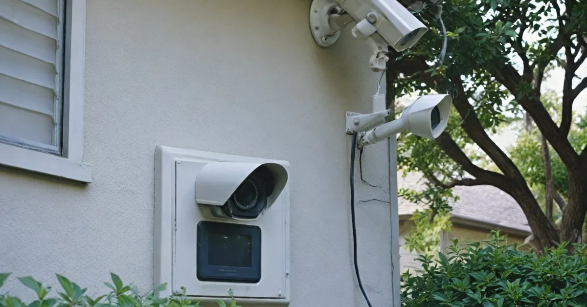 How to safely wire outdoor security cameras for your home